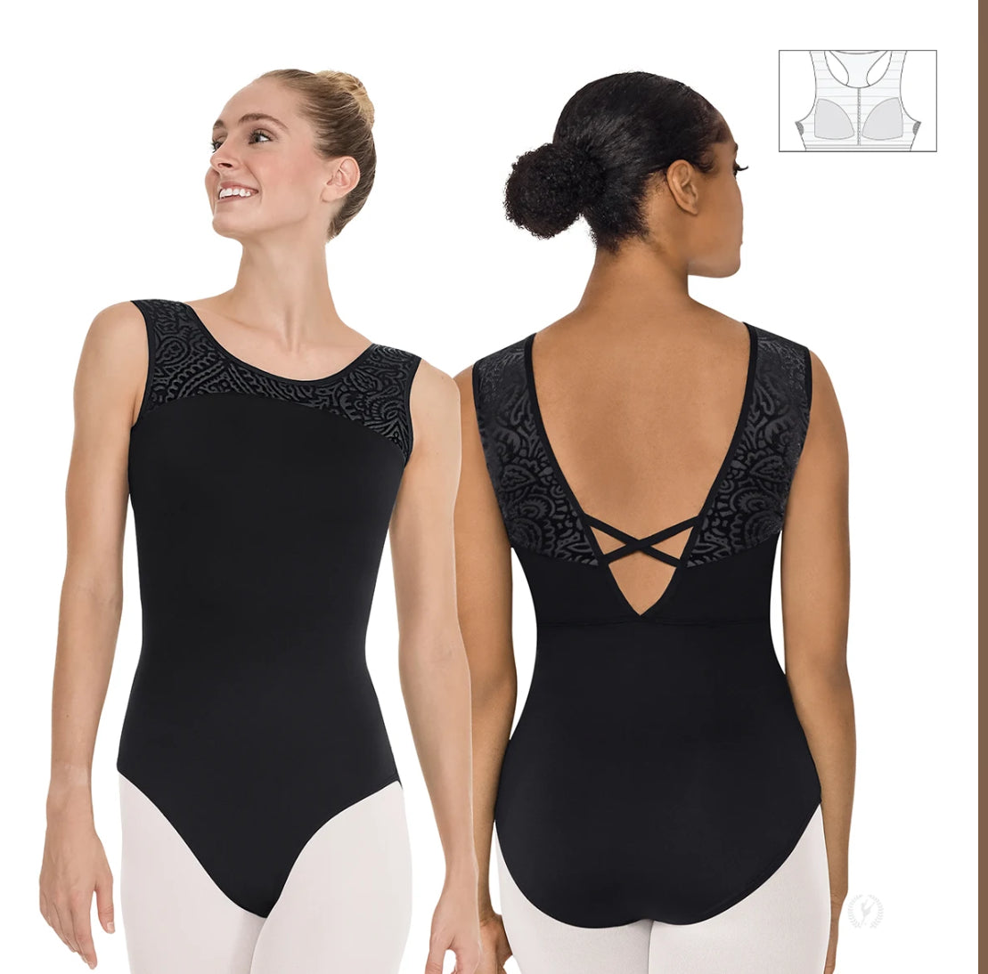 Trusa de ballet para mujer de tiras en la espalda – ALL WE AR
